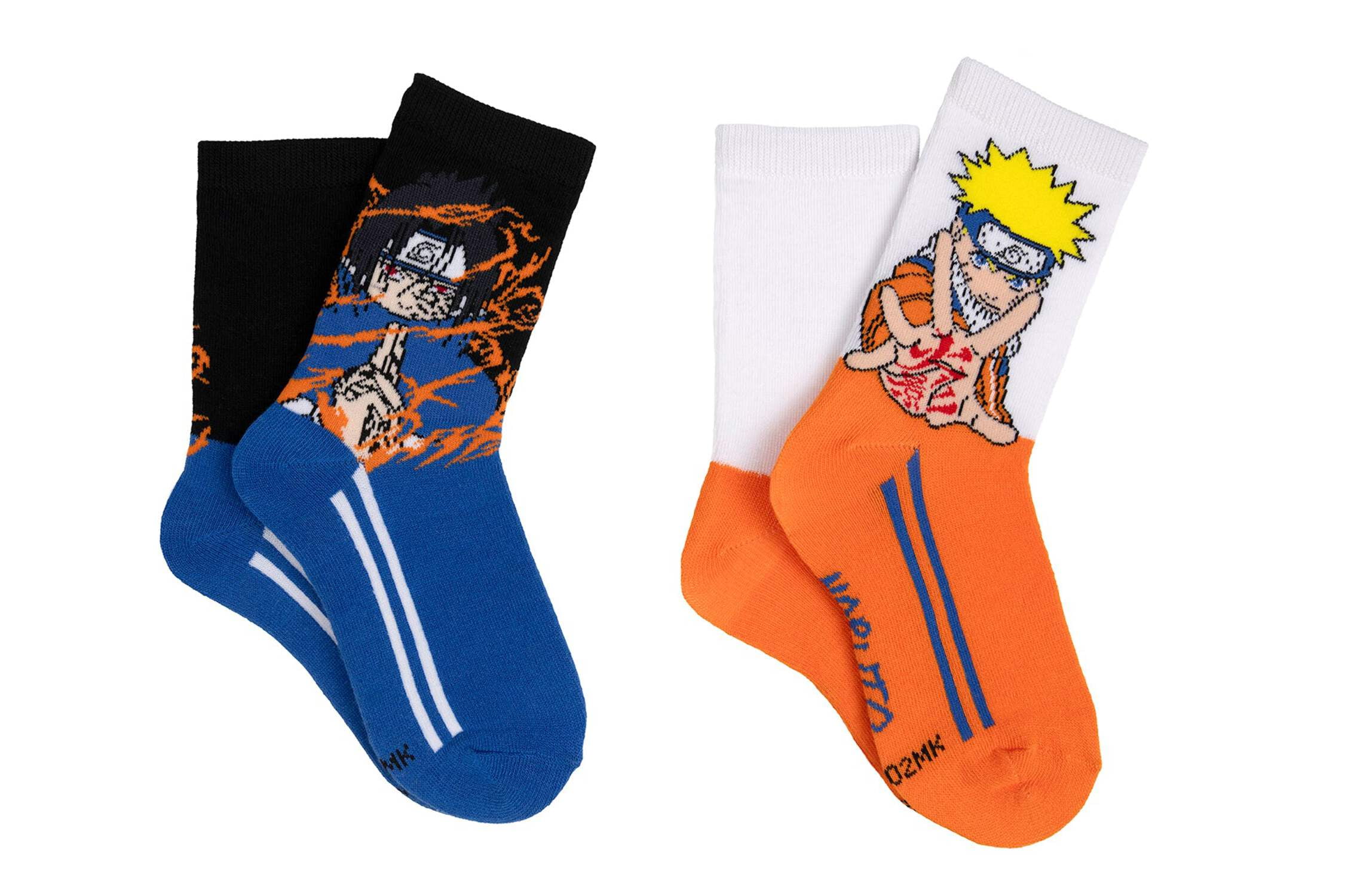 Naruto Kids 2 Pair Crew Socks - Walmart.com