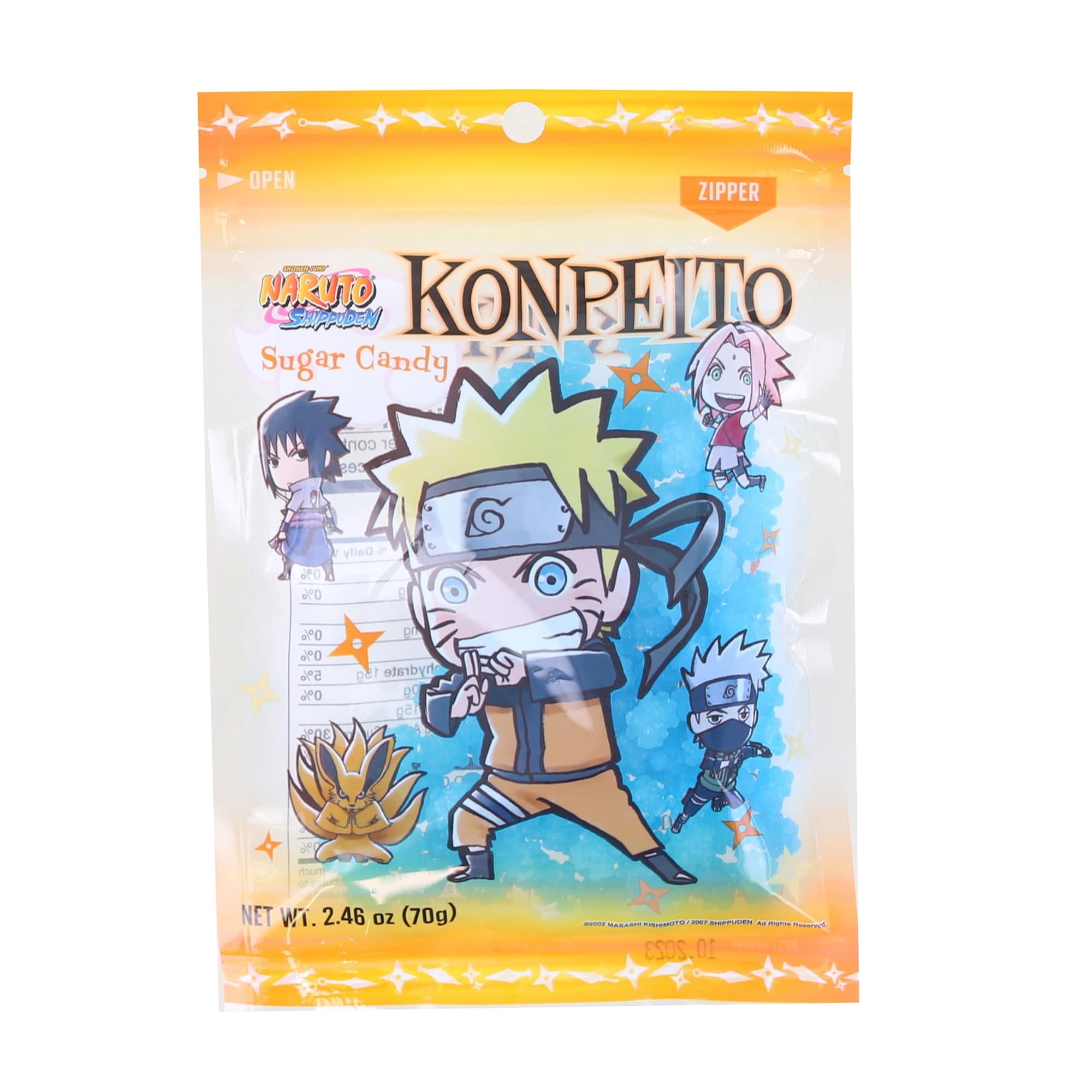 Naruto Konpeito Japanese Sugar Candy | Blueberry Flavored - Walmart.com