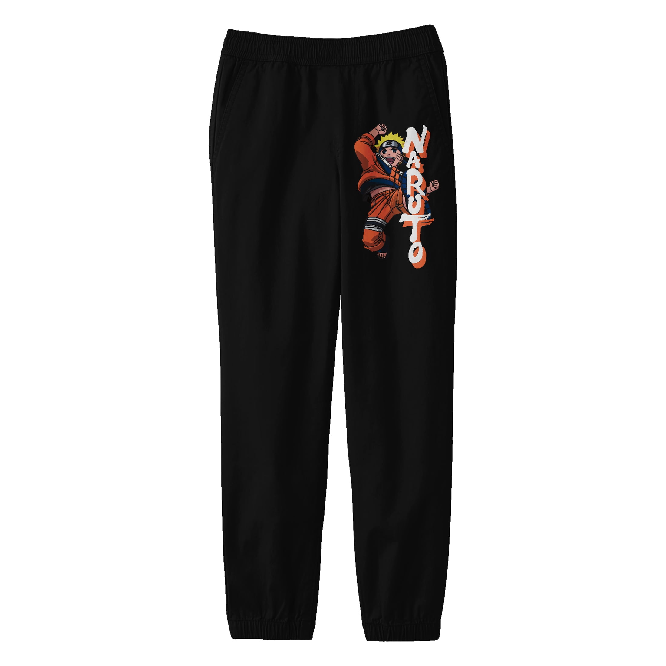 Naruto Leap Junior's Black Sweat Pants-L - Walmart.com