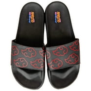 Naruto Akatsuki Men's Comfort Slide Sandals - Walmart.com