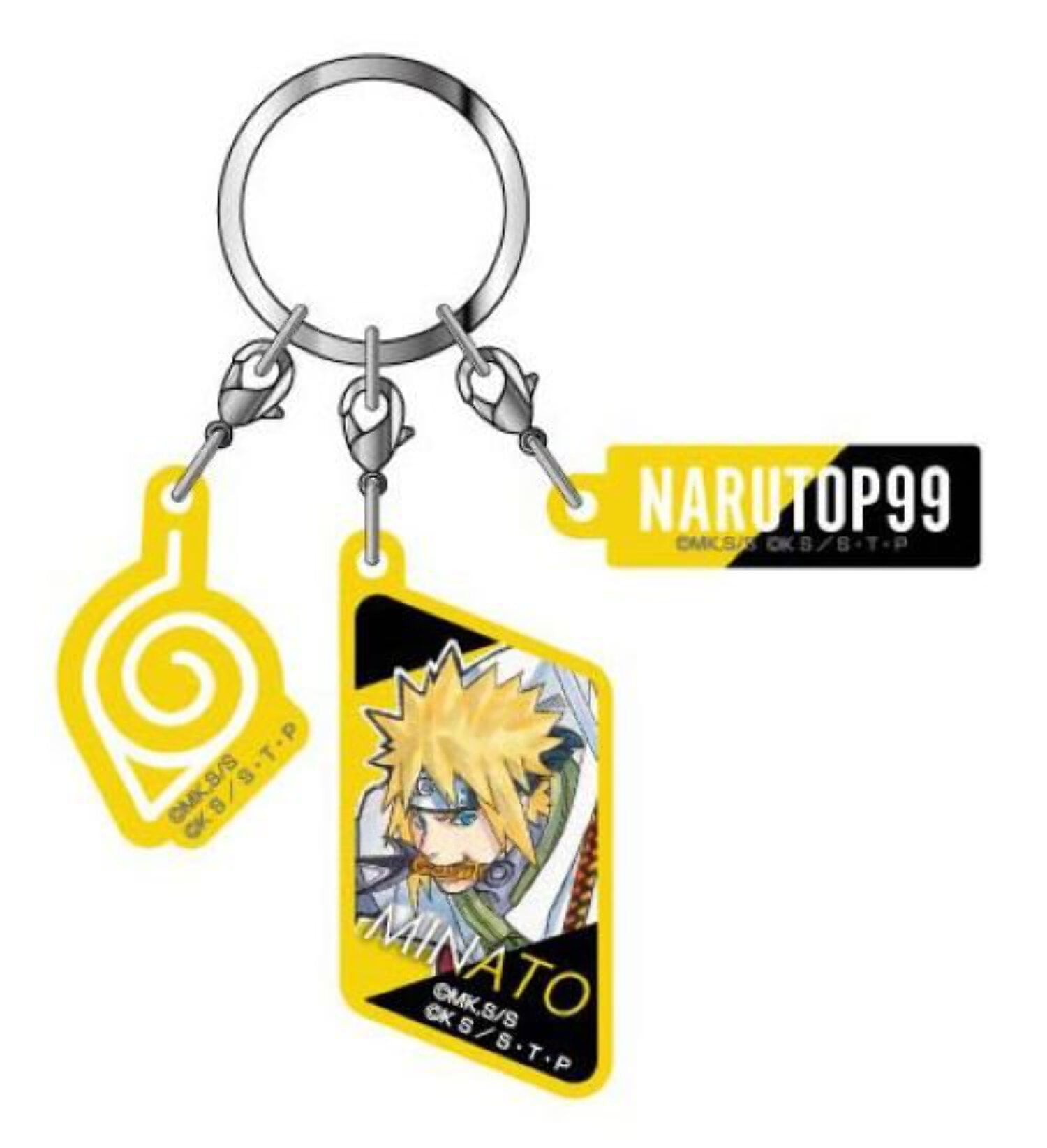 [Naruto] P99 3-Part Acrylic Keychain- Minato Namikaze - Walmart.com