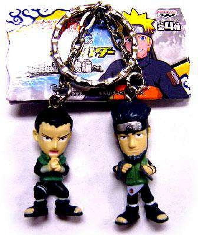 Naruto PVC Shikamaru & Asuma Keychain - Walmart.com