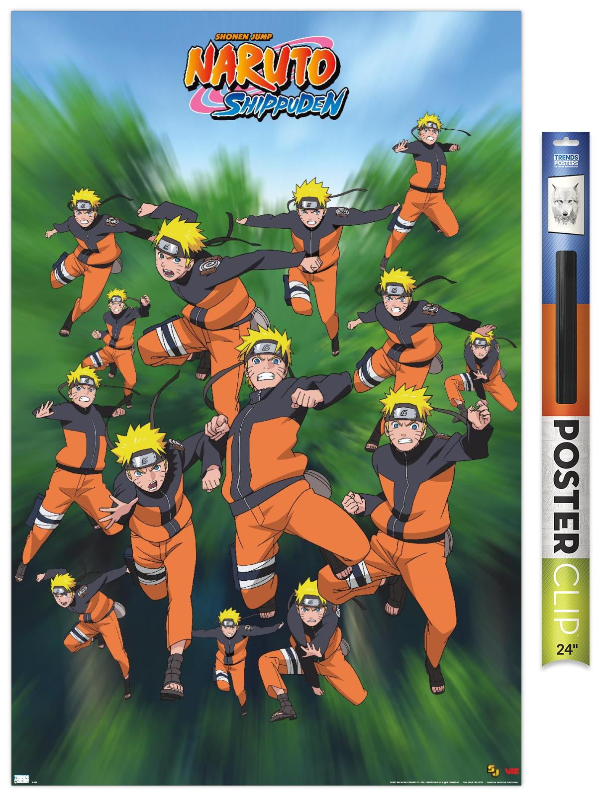 Naruto - Poses Wall Poster, 22.375" x 34" - Walmart.com