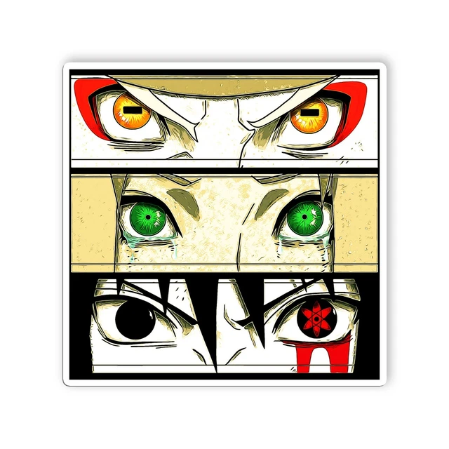 Naruto Sasuke Sakura Naruto Sticker Anime Sticker Phone Decal Water ...