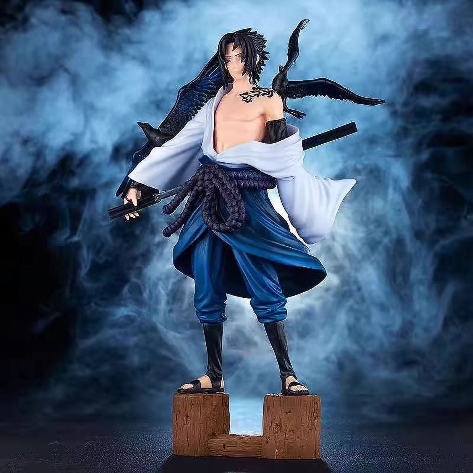 Naruto Sasuke Uchiha 27cm Figure Toy Anime Statue Collectible Model ...
