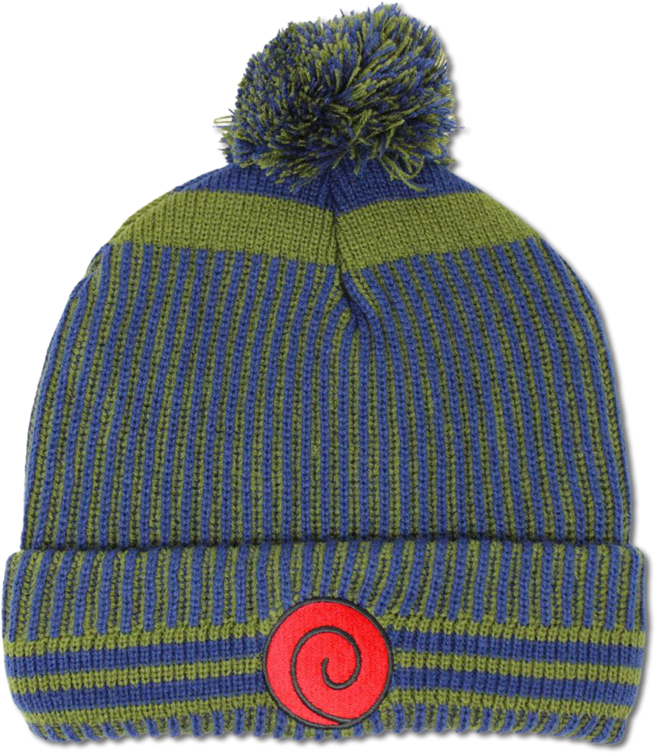 Naruto Shippuden Adult Cuffed Pom Beanie Akatsuki Symbol Anime ...
