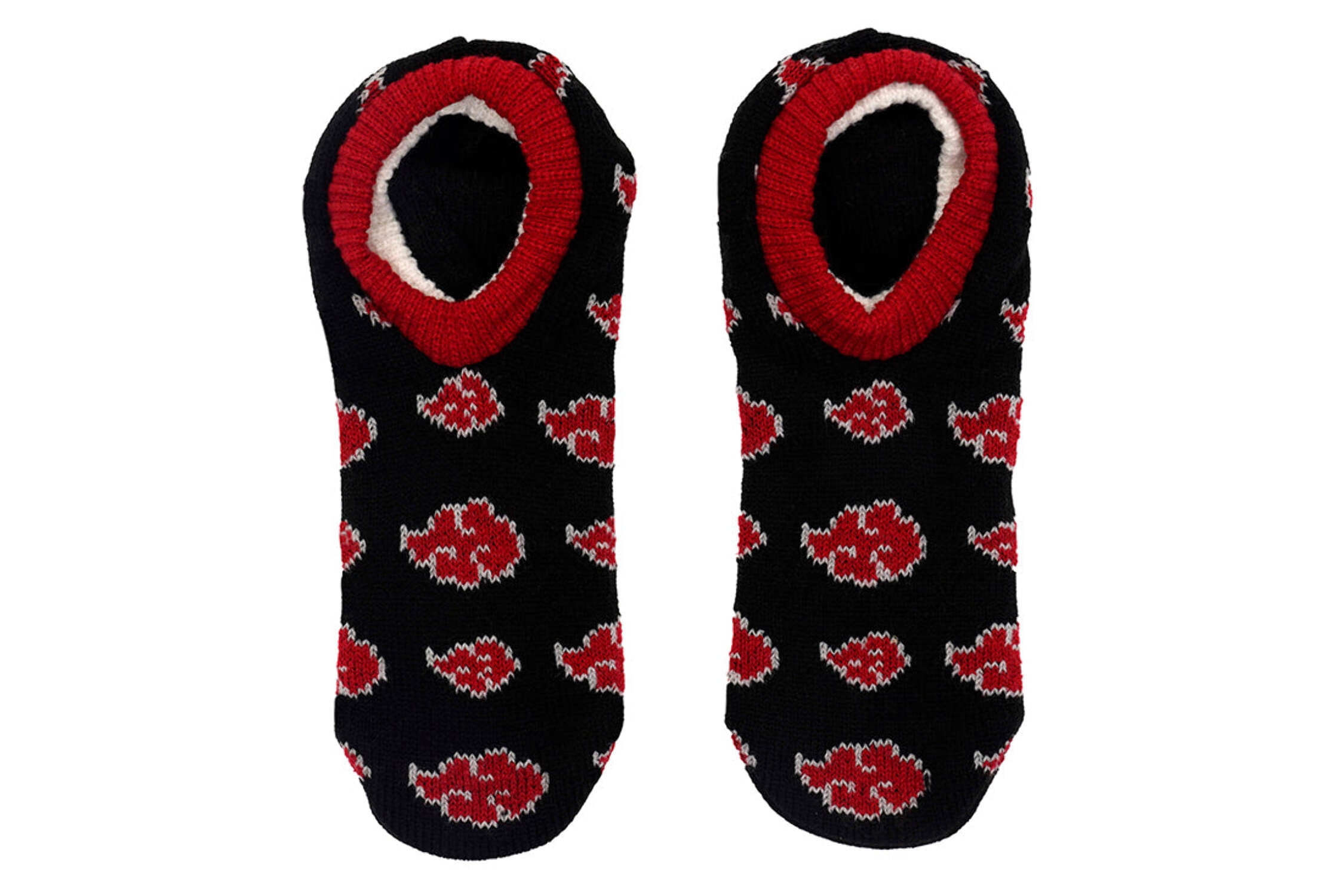 Naruto Shippuden Akatsuki Cloud Slip On Sock - Walmart.com