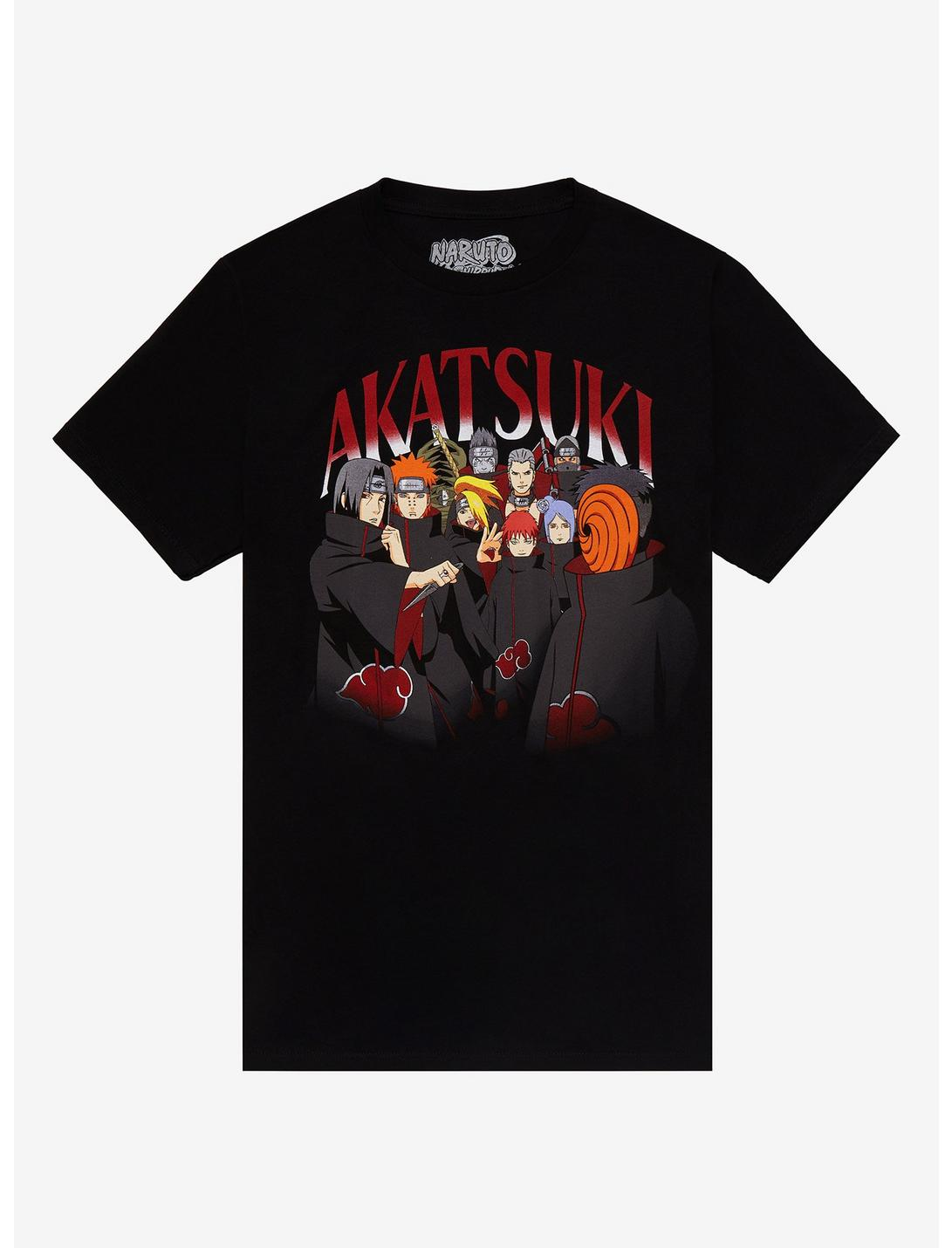 Naruto Shippuden Akatsuki Collage T-Shirt - Walmart.com