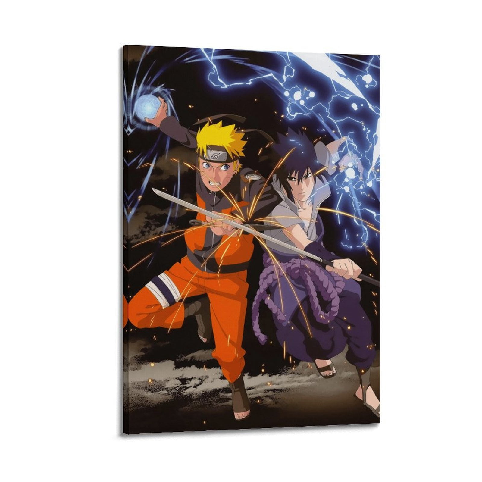 Naruto Shippuden Anime Naruto Uchiha Poster Painting Vintage Poster ...