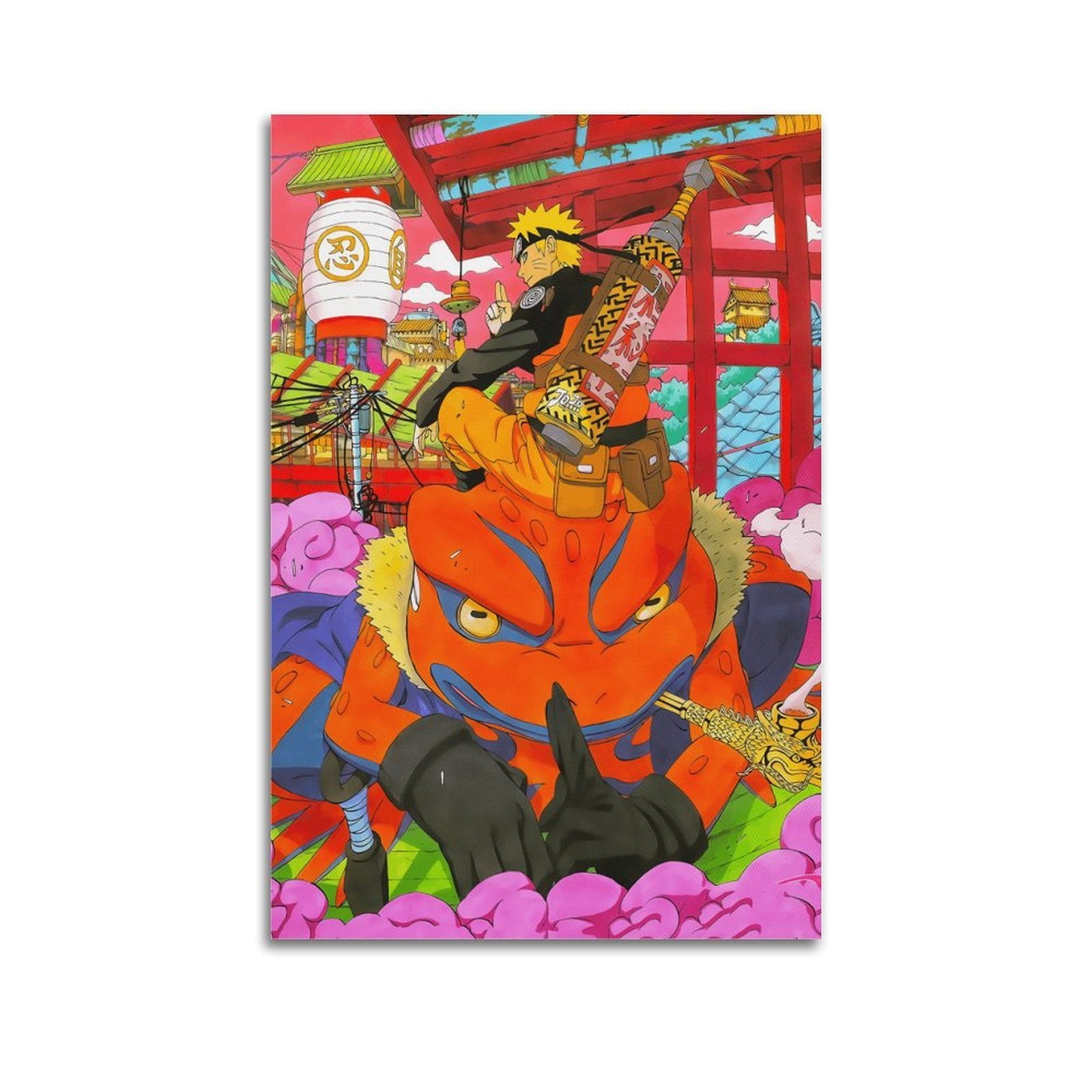 Naruto Shippuden Anime Sasuke Kakachi Poster Painting Vintage Poster ...