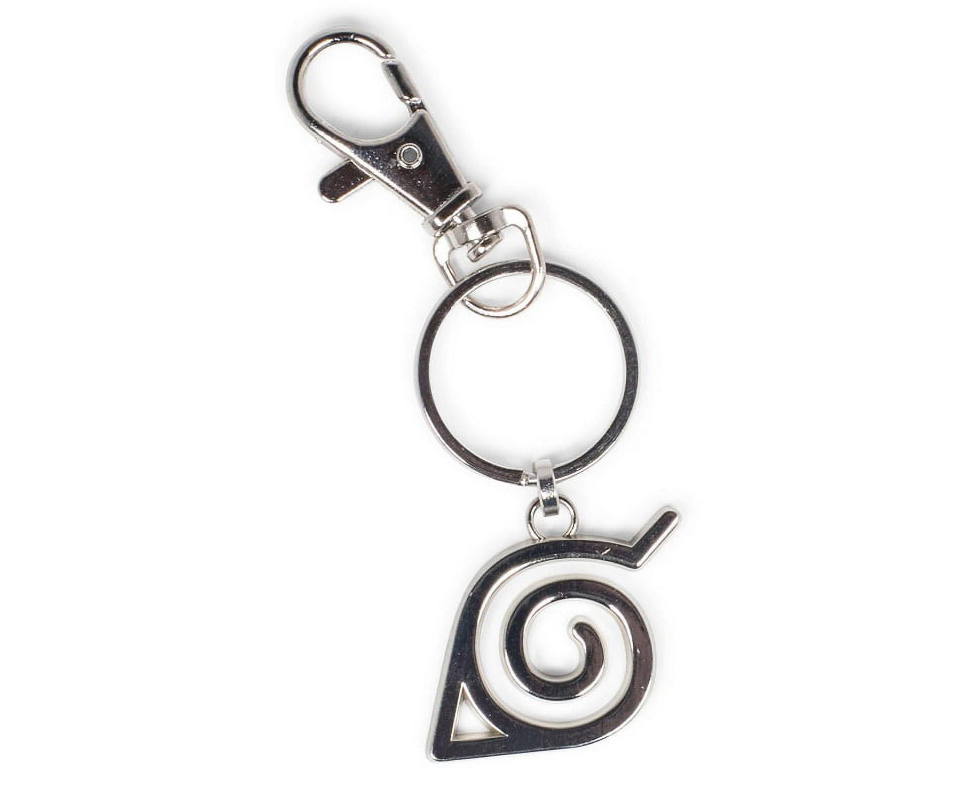 Naruto Shippuden Hidden Leaf Village Logo Enamel Pendant Keychain ...