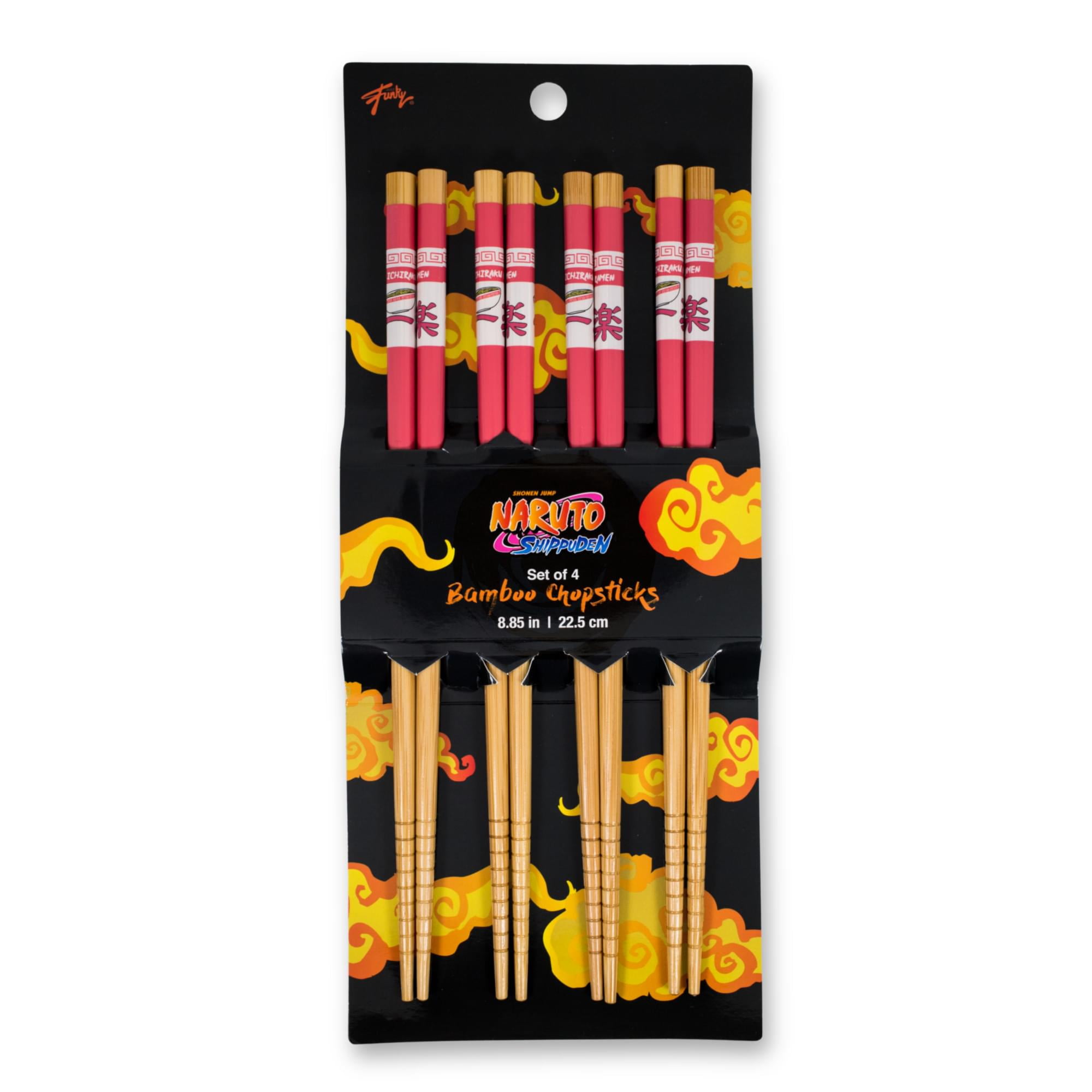 Naruto: Shippuden Ichiraku Ramen Bamboo Chopsticks | Set of 4 - Walmart.com