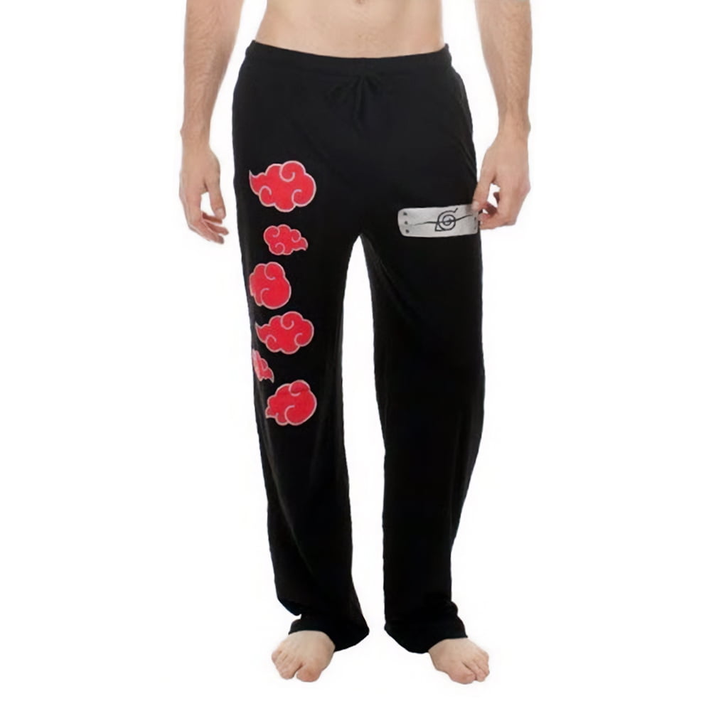 Naruto Shippuden Itachi Headband Akatsuki Clouds Anime Lounge Pants ...