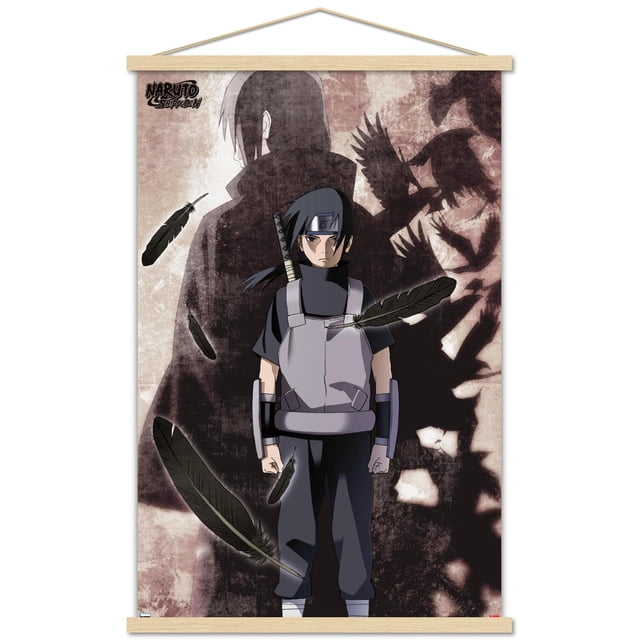 Naruto Shippuden - Itachi Uchiha Wall Poster with Magnetic Frame, 22. ...