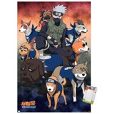 Naruto Shippuden - Kakashi Ninja Hounds Wall Poster, 14.725" x 22.375 ...