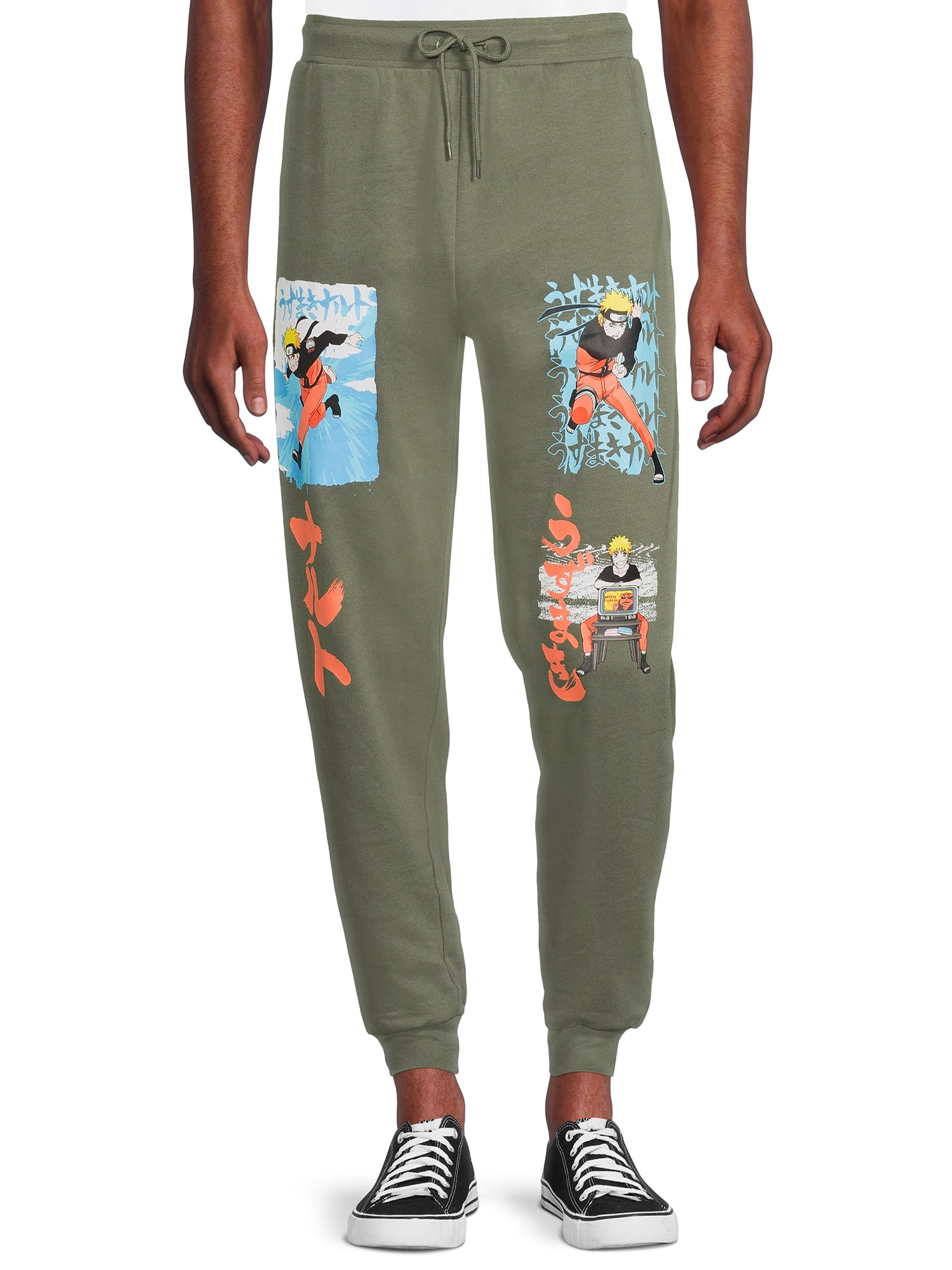 Naruto Shippuden Men's & Big Men's Graphic Jogger Pants - Walmart.com