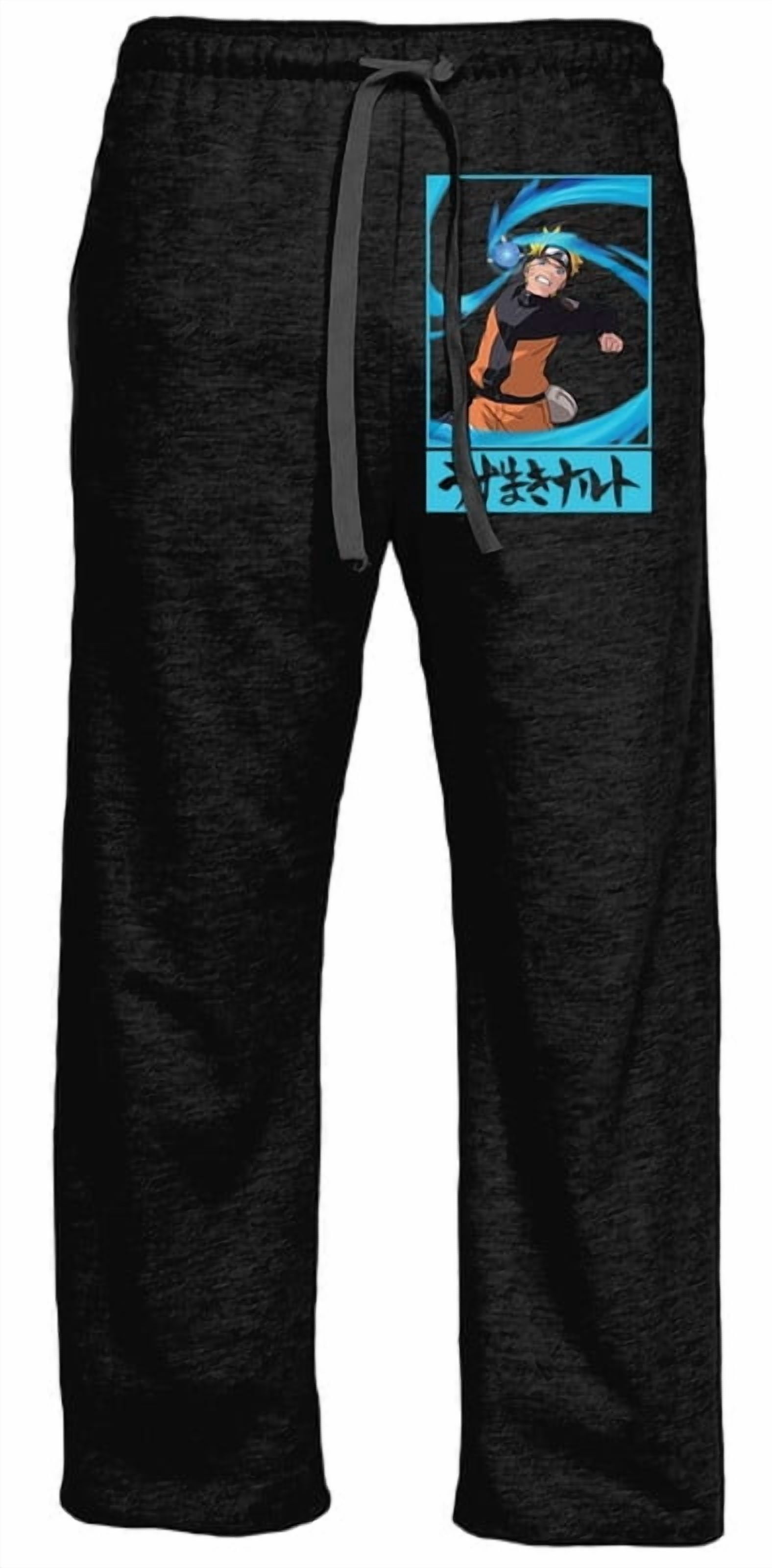 Naruto Shippuden Men's Lounge Pants Naruto Rasengan Attack Pose Heather ...