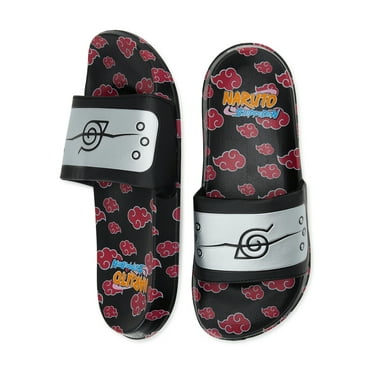 Naruto Akatsuki Men's Comfort Slide Sandals - Walmart.com