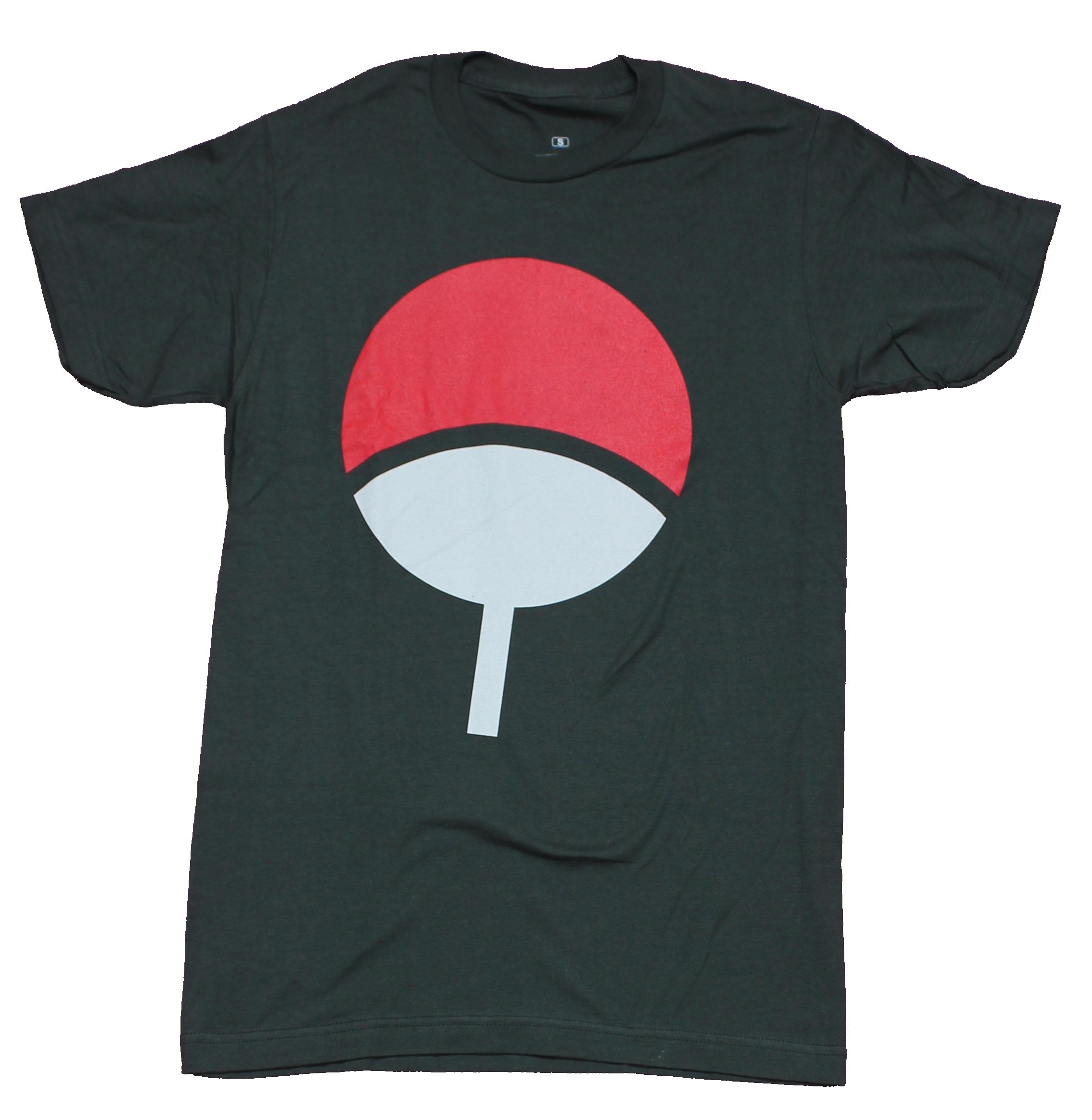 Naruto Shippuden Mens T-Shirt - Sasuke Uchiha Symbol Image (Medium ...