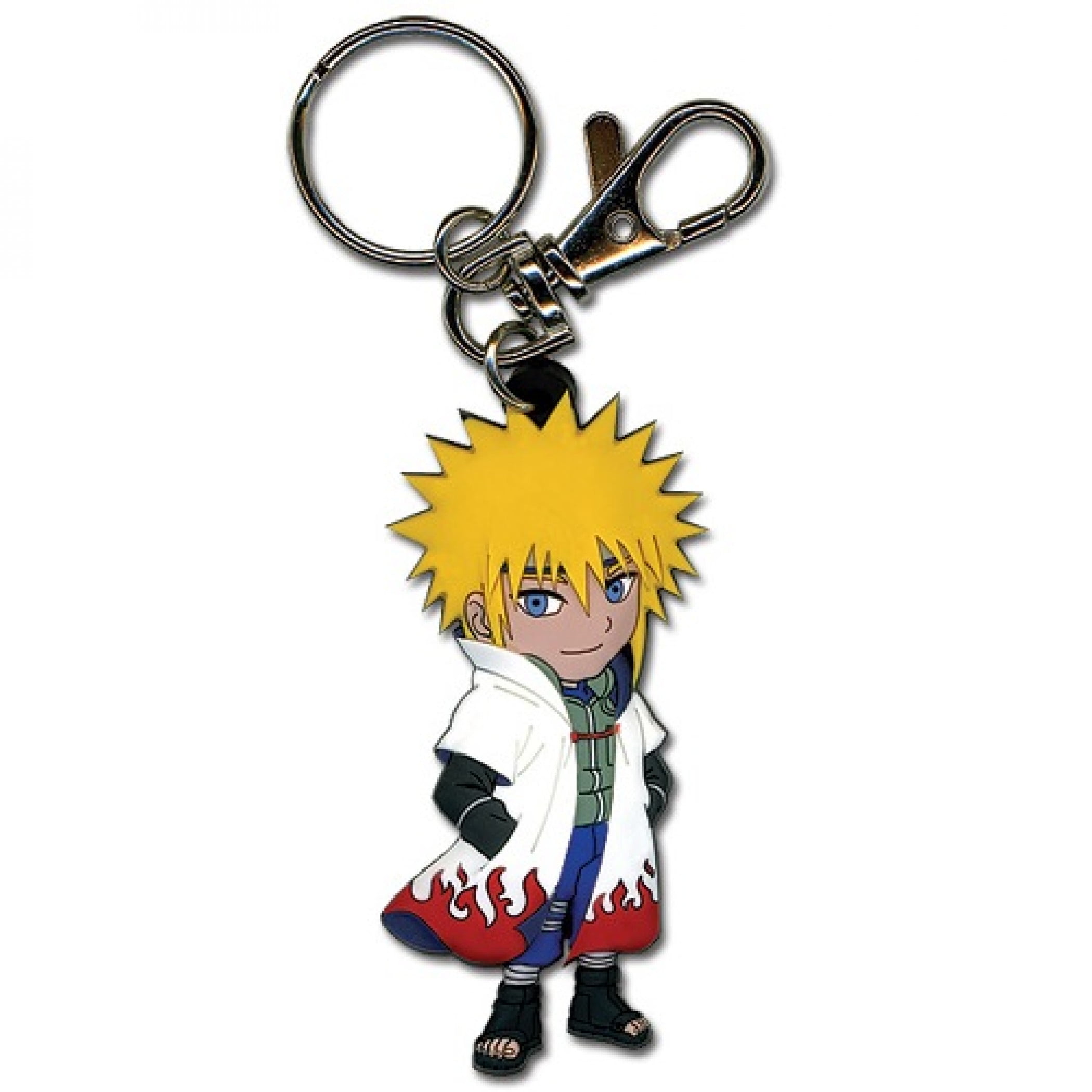 Naruto 4th Hokage Minato Namikaze PVC Keychain - Walmart.com