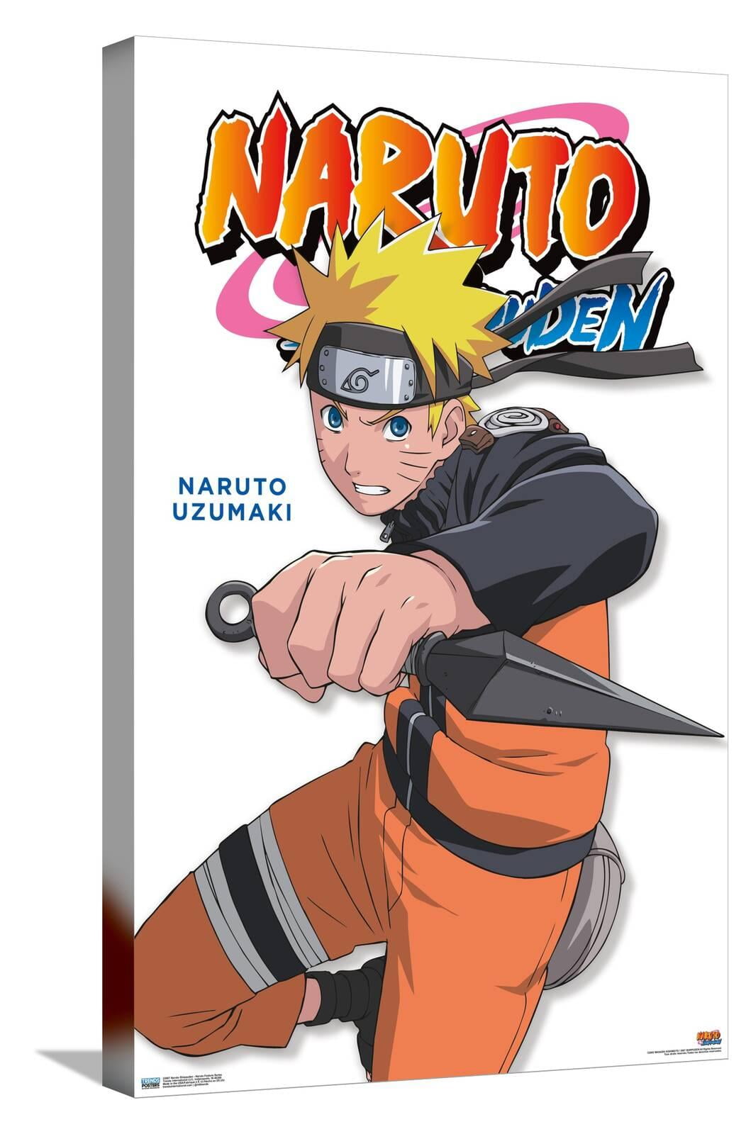 Naruto Shippuden - Naruto Feature Series Canvas Wall Poster, 14.725" x 22.375" - Walmart.com