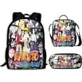 Naruto Shippuden: Naruto, Sasuke and Sakura 16" Backpack 3 piece set ...