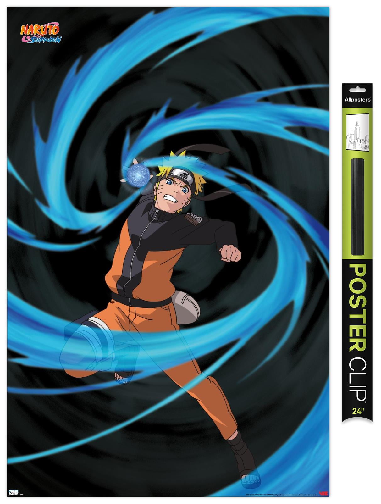 Naruto Shippuden - Naruto Uzumaki Wall Poster, 22.375" x 34" - Walmart.com