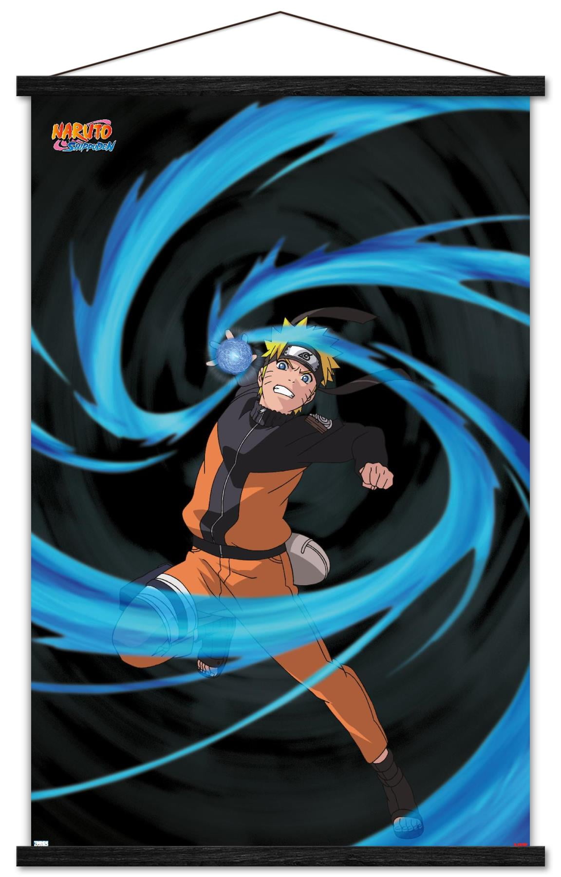 Naruto Shippuden - Naruto Uzumaki Wall Poster with Magnetic Frame, 22. ...