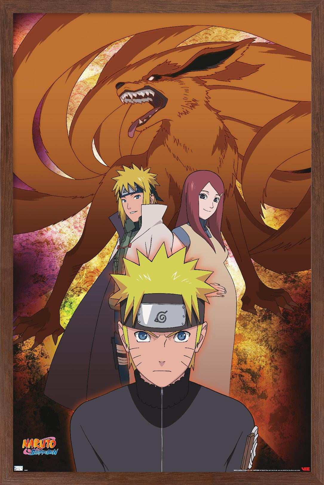 Naruto Shippuden - Nine-Tails Group Wall Poster, 14.725" x 22.375 ...