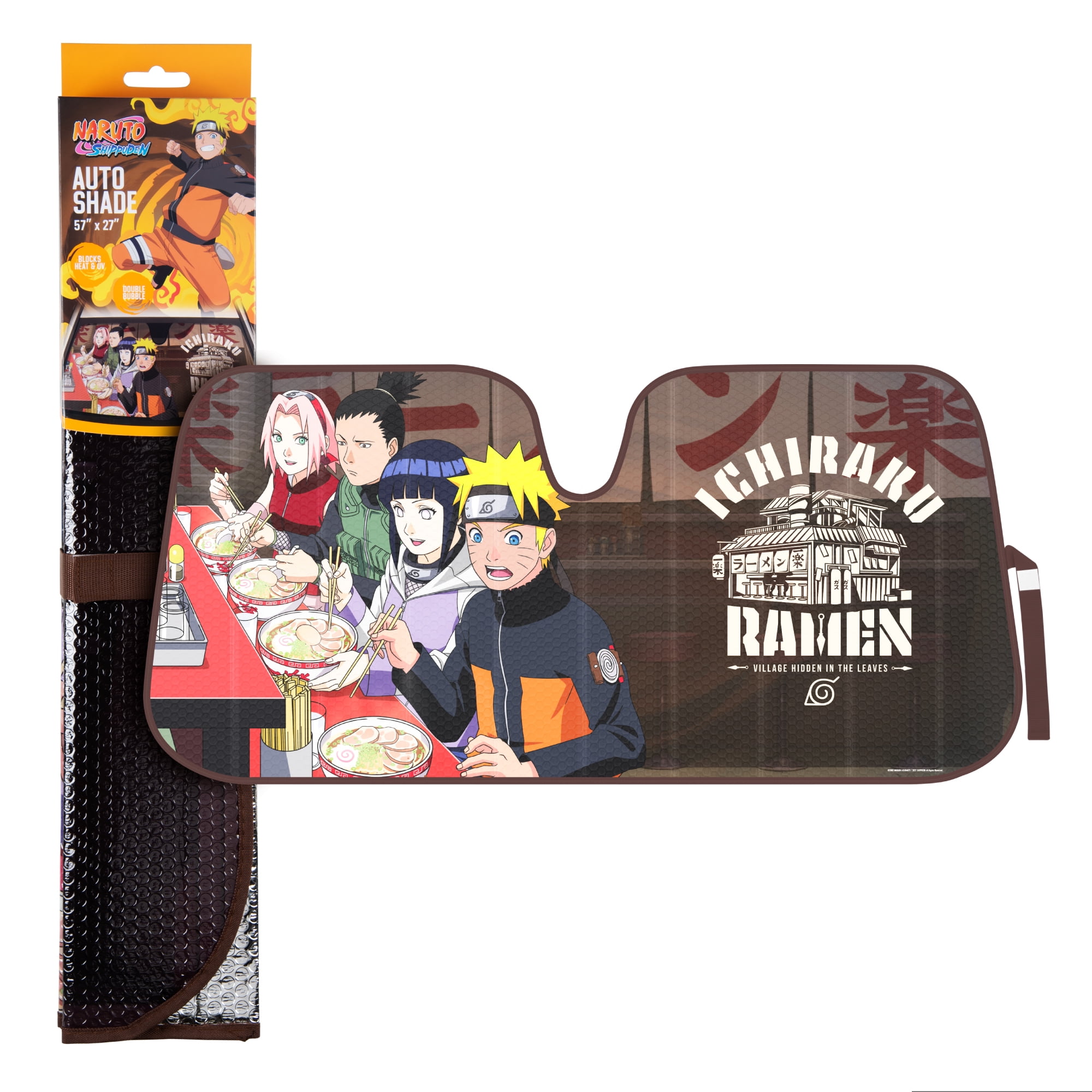 Naruto Shippuden Officially Licensed Windshield Sun Shade - Car Sun ...
