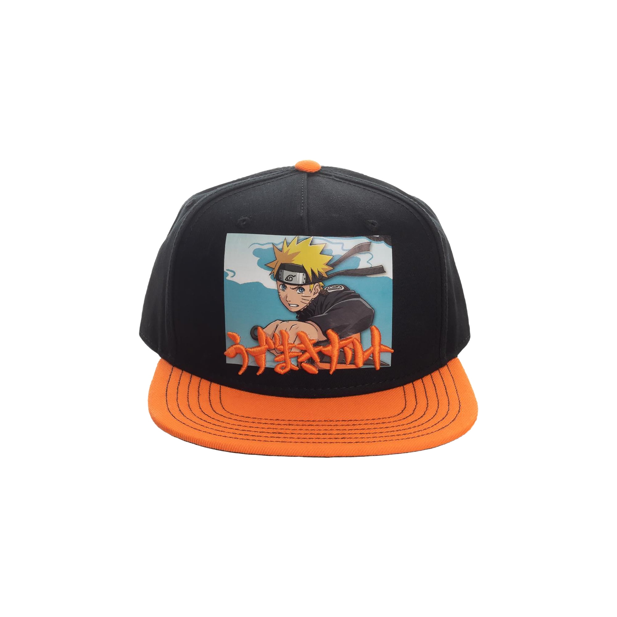Naruto Shippuden Printed Screenshot with Embroidery Snapback Hat ...