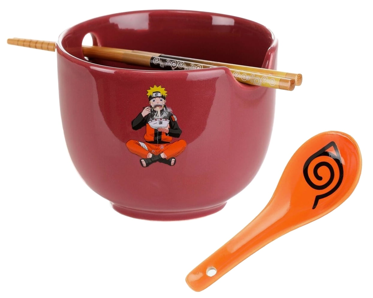 Naruto Shippuden Ramen Noodles Bundle Set with Naruto Ramen Bowl, Spoon ...