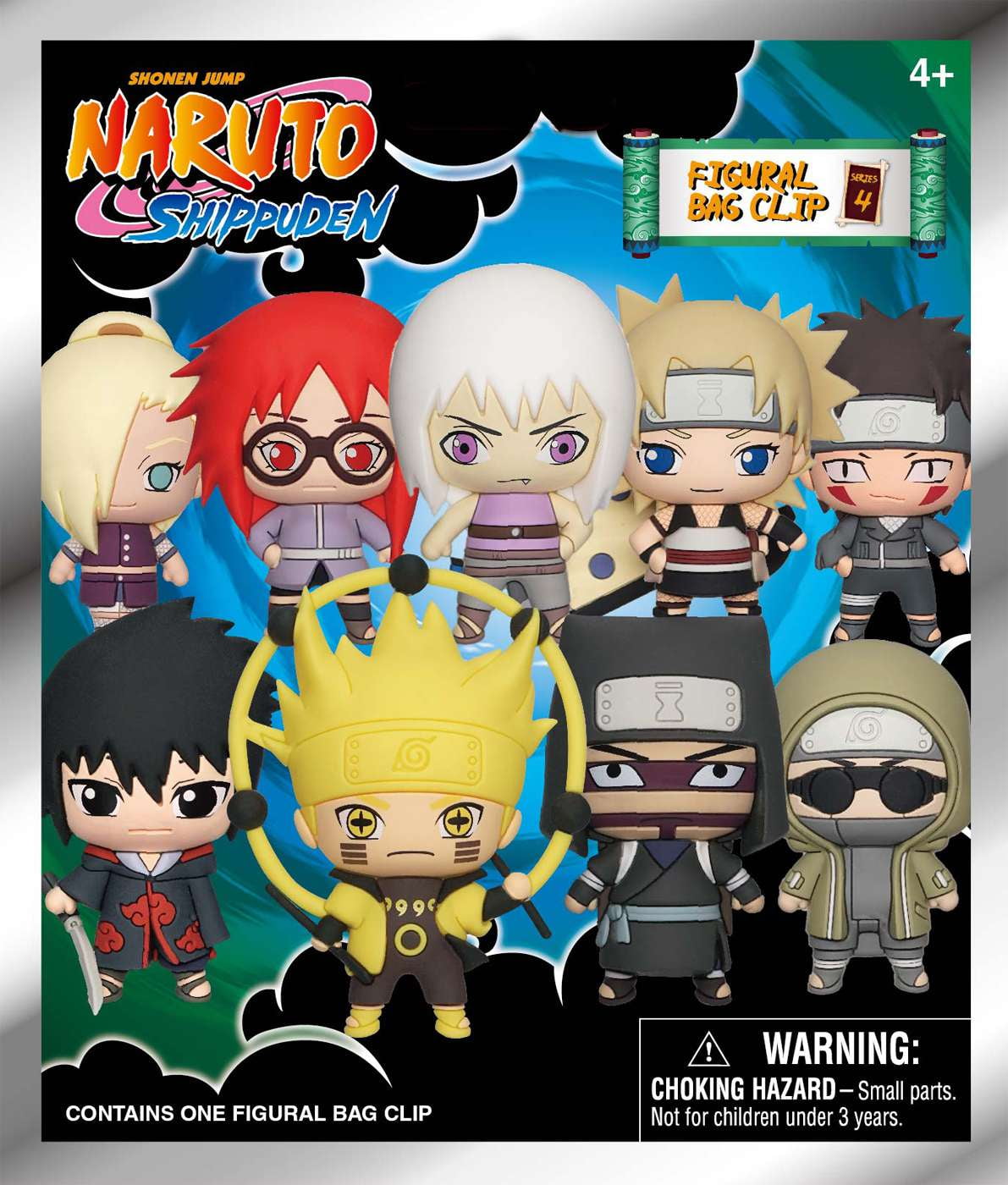 Naruto Shippuden Series 4 3D Foam Bag Clip | One Random - Walmart.com