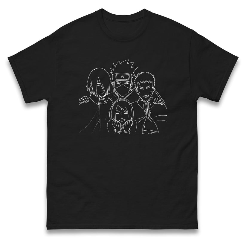 Naruto Shippuden T Shirt Sakura Haruno, Sasuke Uchiha, Kakashi Hatake ...
