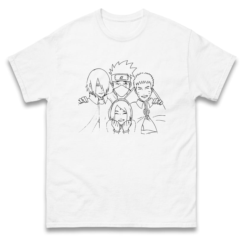 Naruto Shippuden T Shirt Sakura Haruno, Sasuke Uchiha, Kakashi Hatake ...
