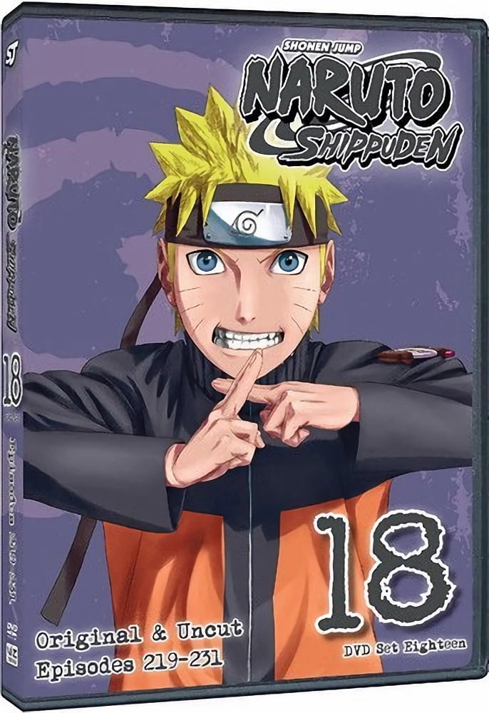 Naruto Shippuden Uncut Set 18 [DVD] - Walmart.com