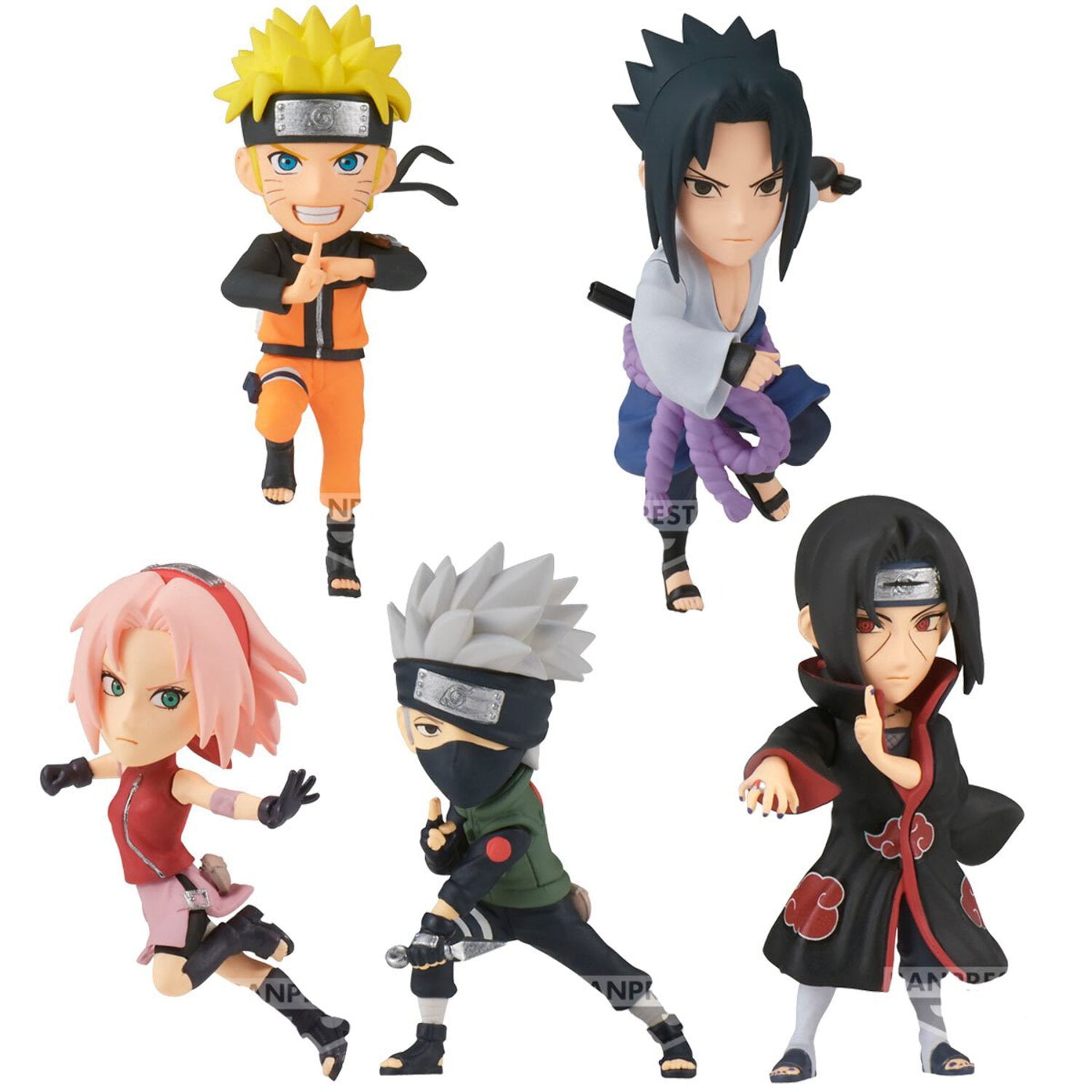 Naruto Shippuden WCF Mini-Figure Case of 12 - Walmart.com