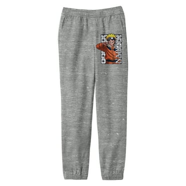 Naruto Shippuden Akatsuki Kanji Men's Black Graphic Jogger Pants-XL ...