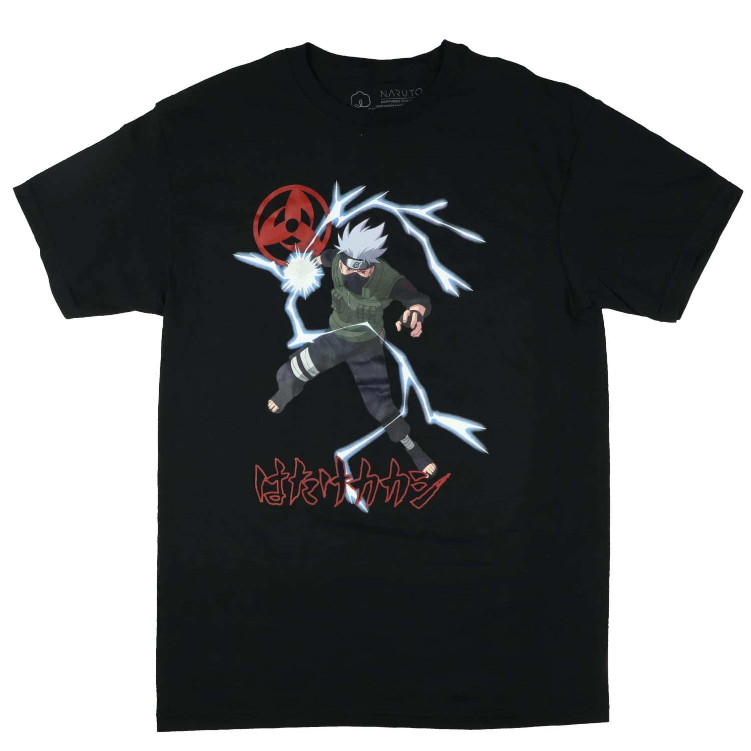 Naruto T-Shirt Men's Kakashi Hatake Sharingan Symbol Short Sleeve ...