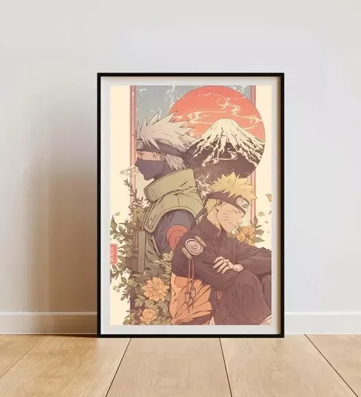 Naruto -The Famous Konoha Ninja - Naruto Uzumaki - Kakashi Hatake 2 NO ...