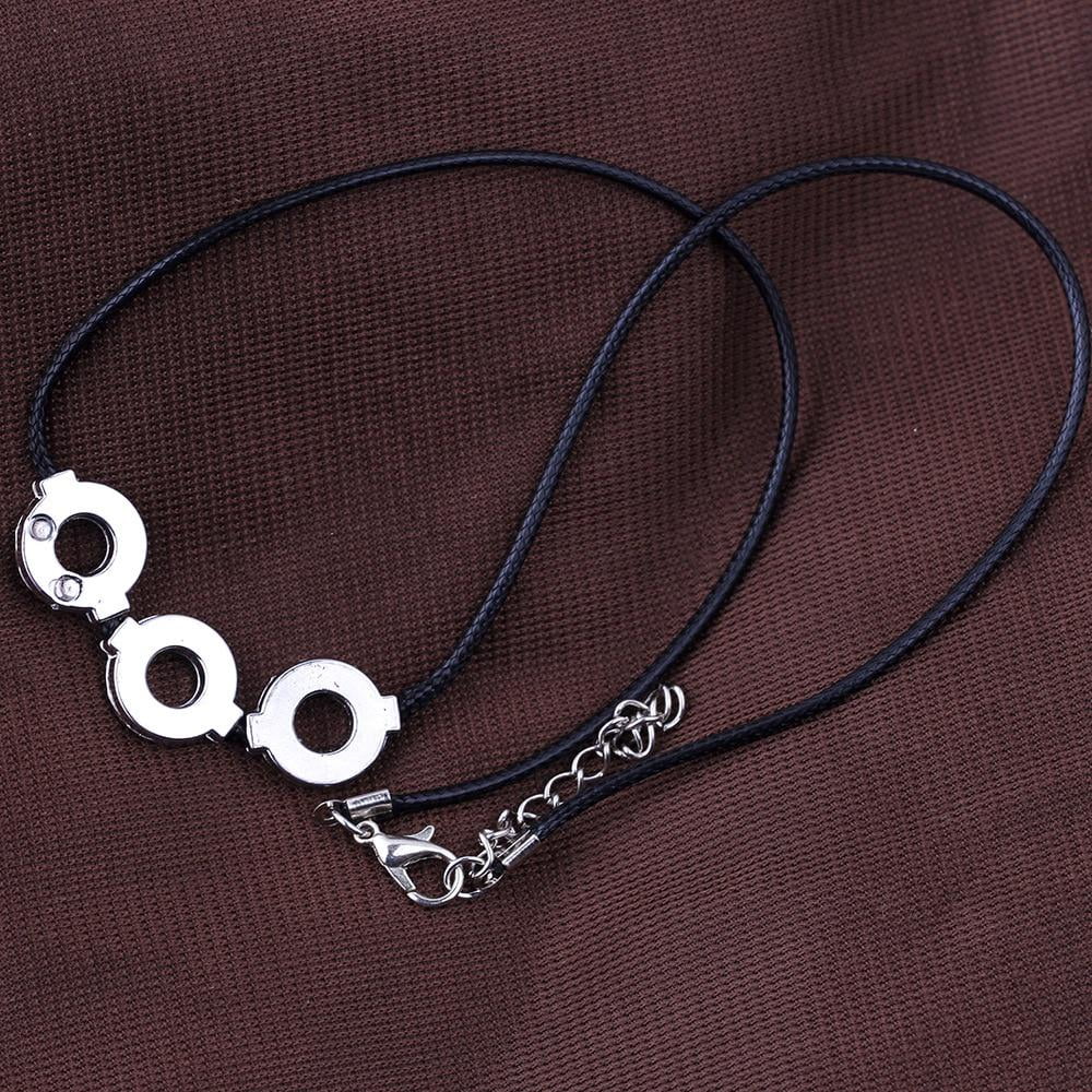 Naruto Uchiha Itachi Necklace Leather Chain Choker Necklace Personality ...