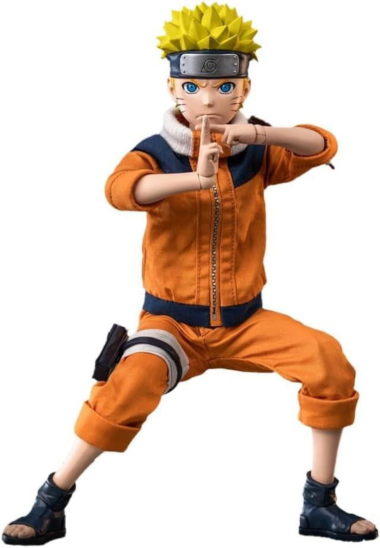 Threezero Naruto Uzumaki Deluxe Action Figure, 1/6 Scale, 9.5 Inch ...
