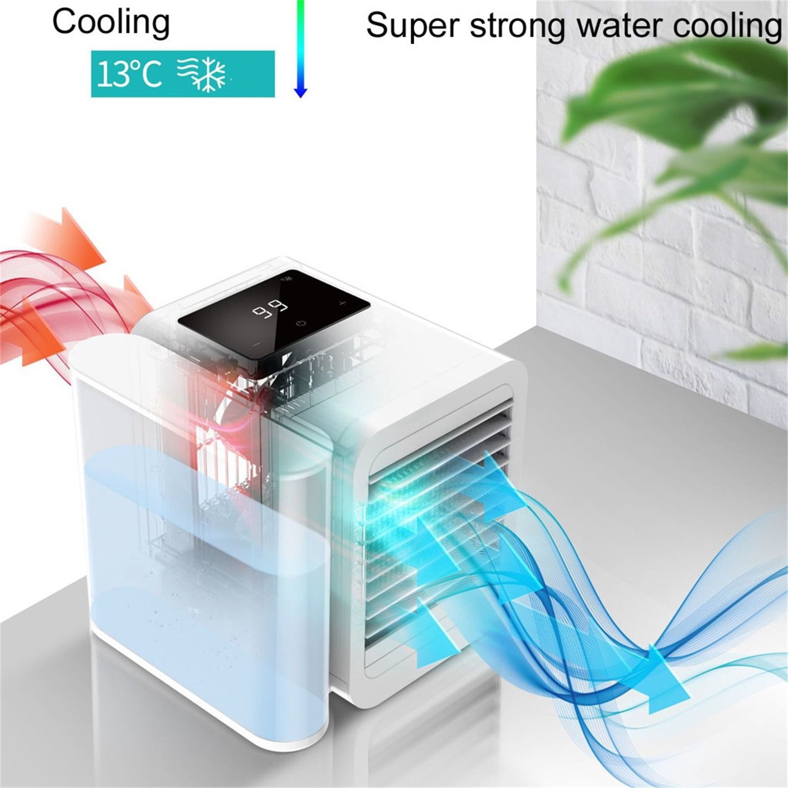 Narveanno Cooling Fan for Desk and Car, Portable Evaporative Air Cooler ...