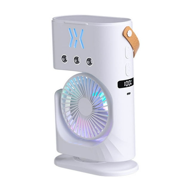 Narveanno Rechargeable Misting Fan, Portable Evaporative Air Cooler ...