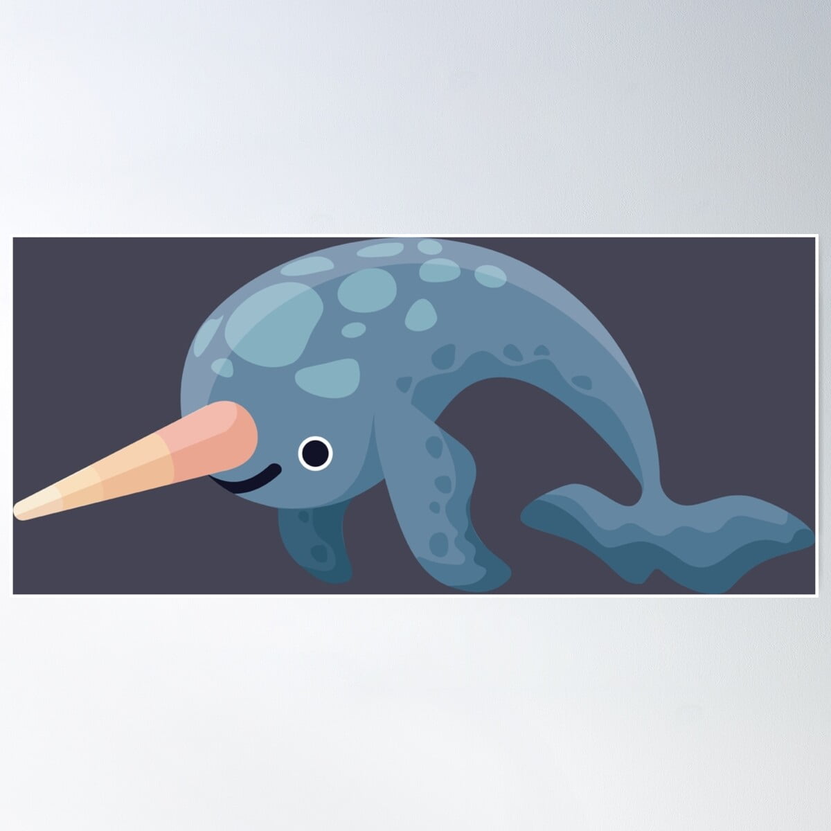 Narwhal The True Unicorn Of The Seas Poster Wall Art, Modern Wall Decor ...