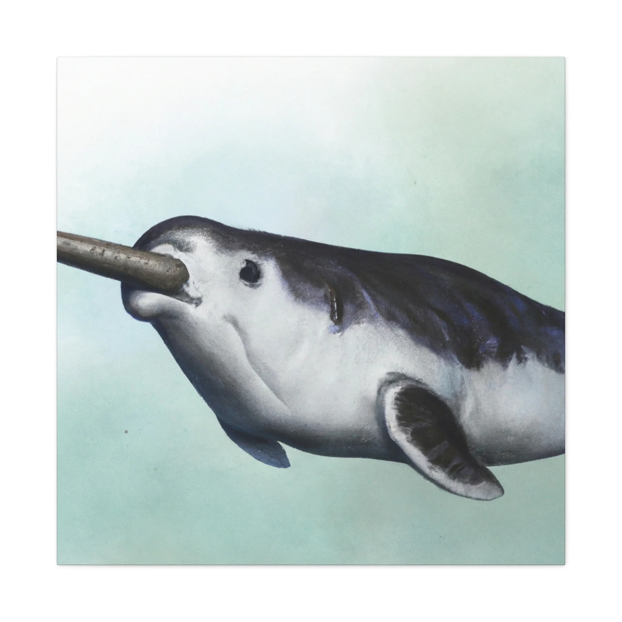 Narwhal in Moonlight - Canvas - Walmart.com