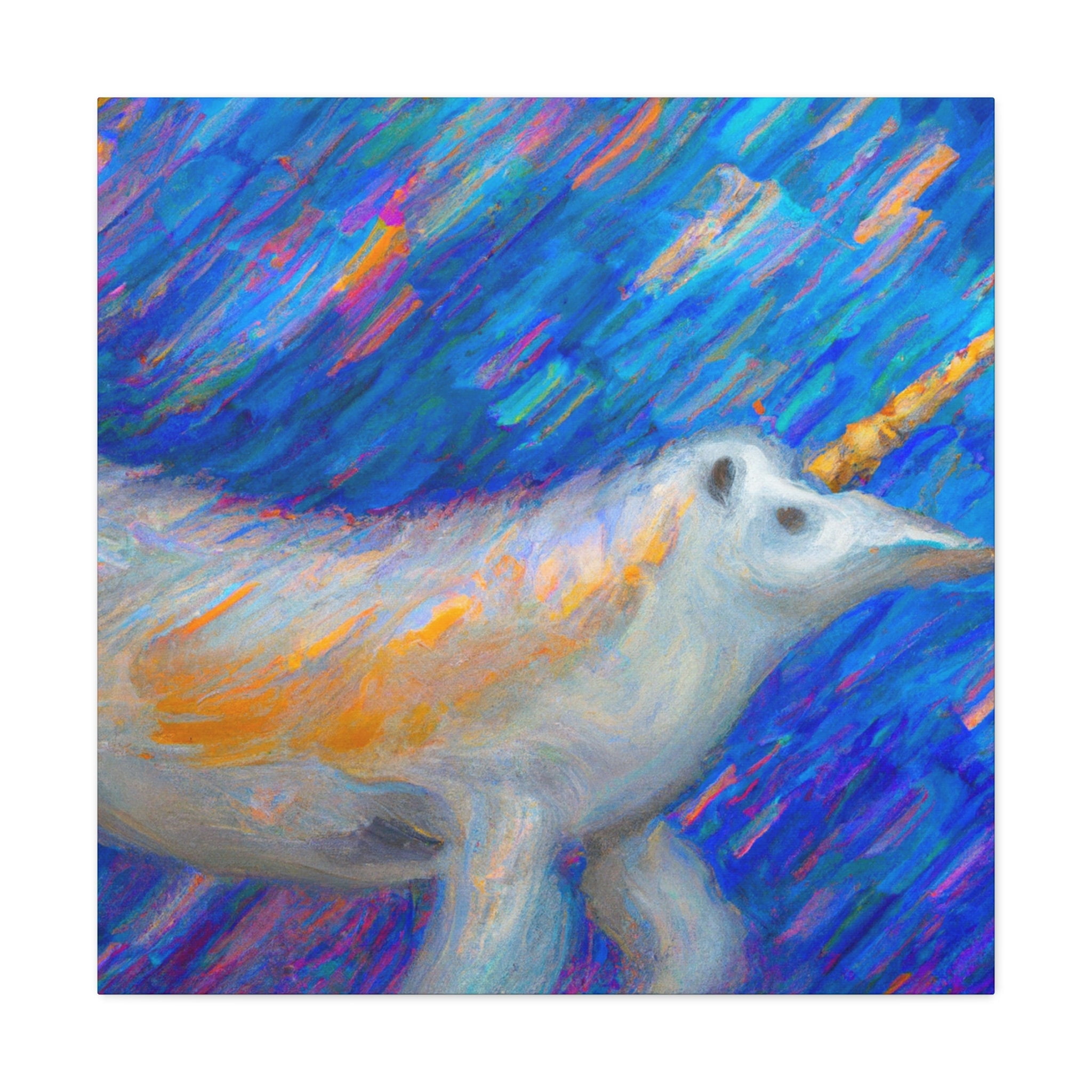 "Narwhal in Moonlight" - Canvas - Walmart.com