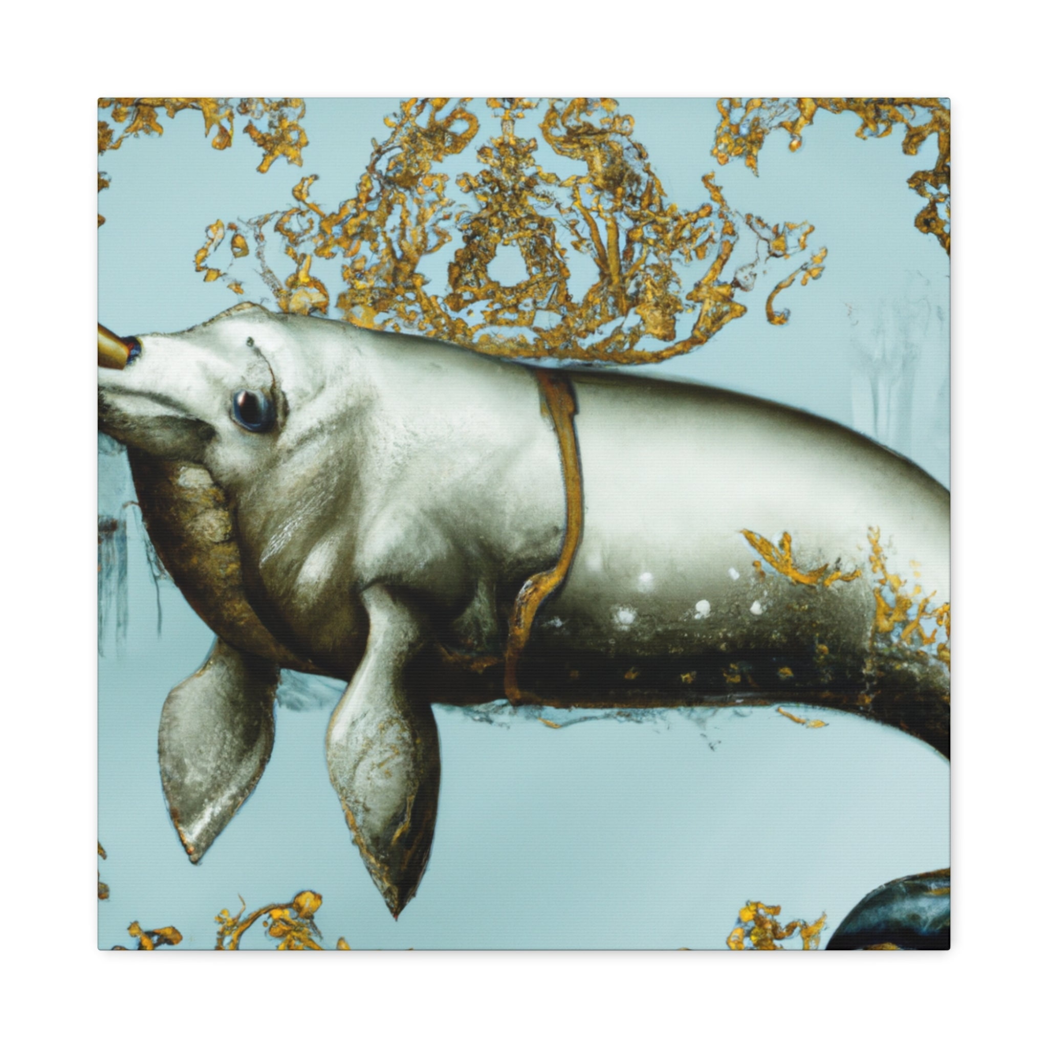 "Narwhal in Rococo" - Canvas - Walmart.com