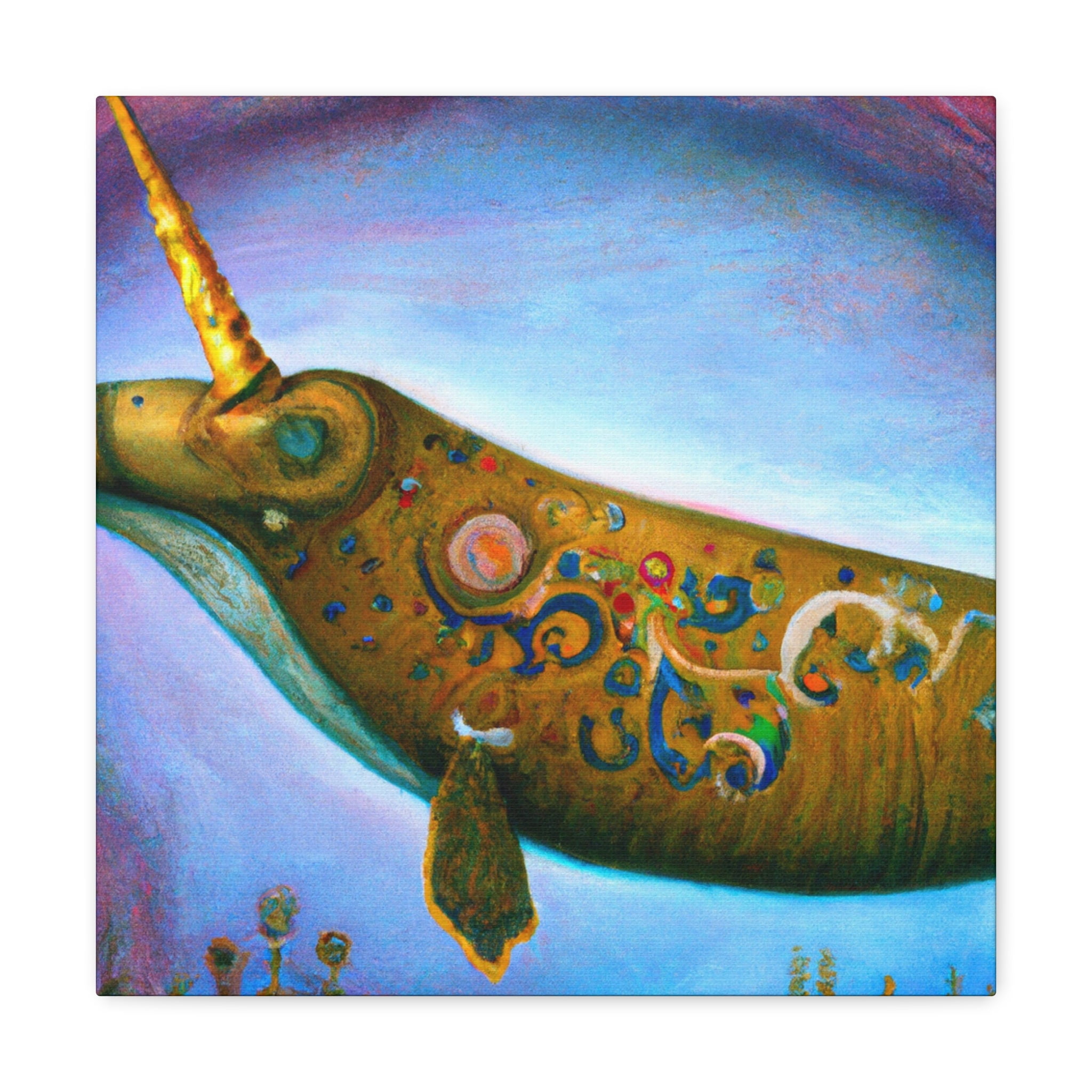 "Narwhal in Splendor" - Canvas - Walmart.com