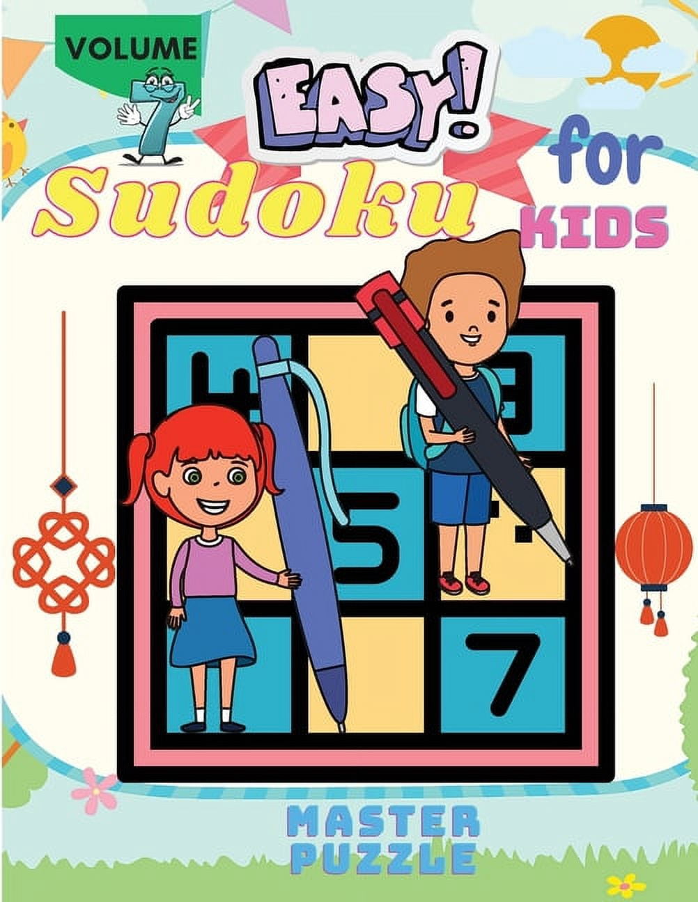 Easy Sudoku for Kids - The Super Sudoku Puzzle Book Volume 7 (Paperback ...